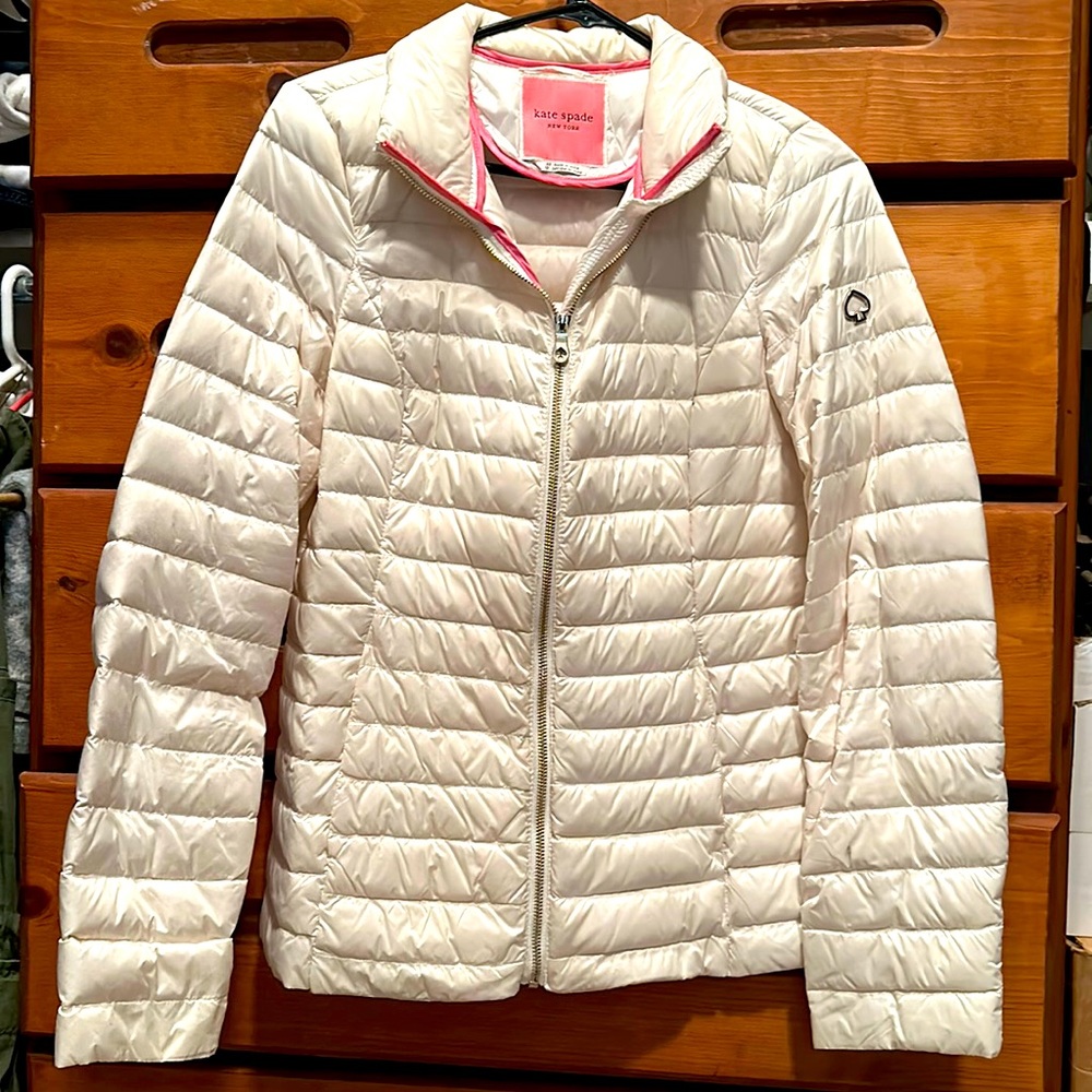Kate Spade Puffer Down Lightweight Jacket - Gem
